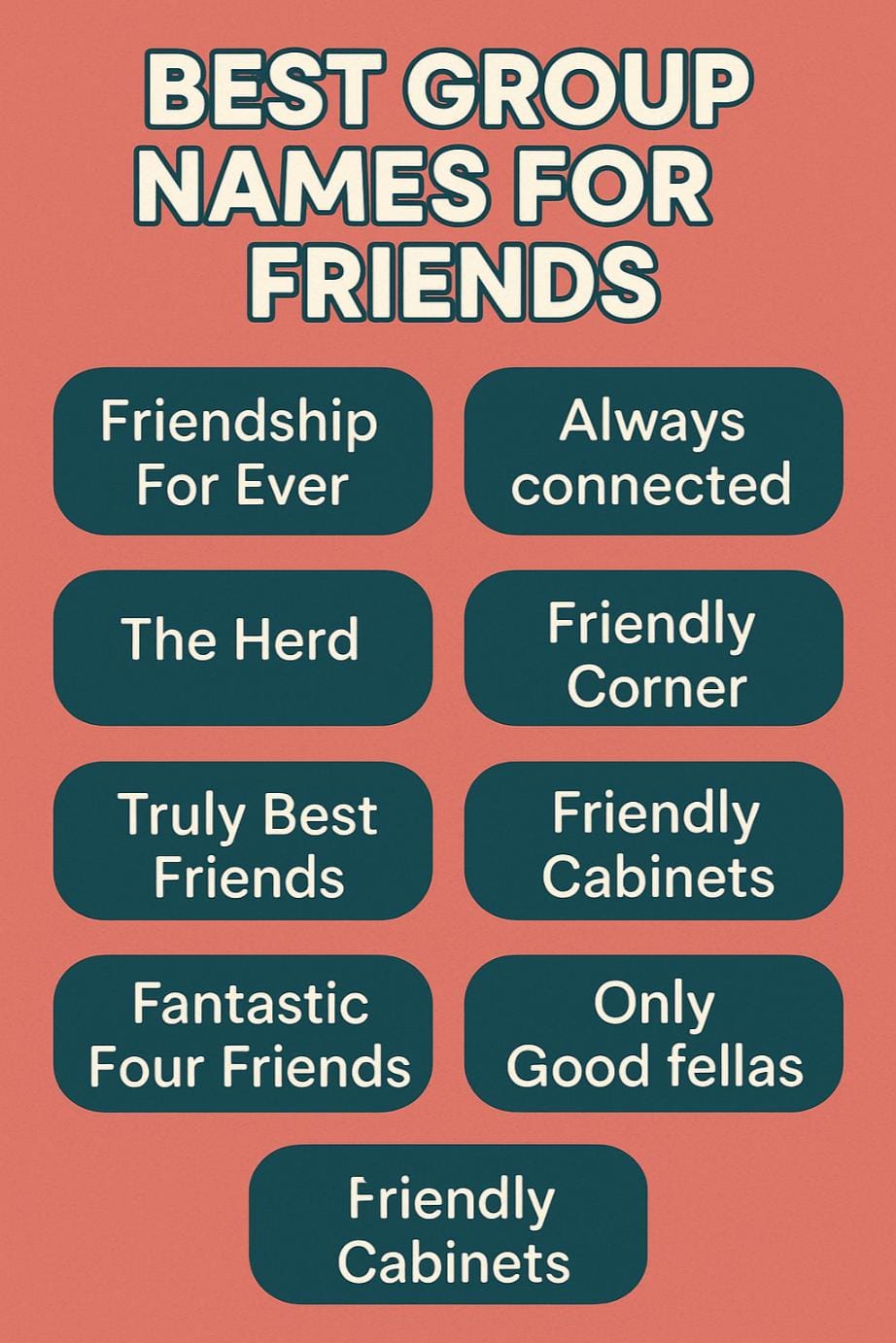 300+ Trending Group Names for Friends (Funny, Cool & Creative ...