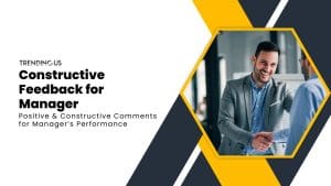 72 Positive & Constructive Comments for Manager’s Performance — Trending Us
