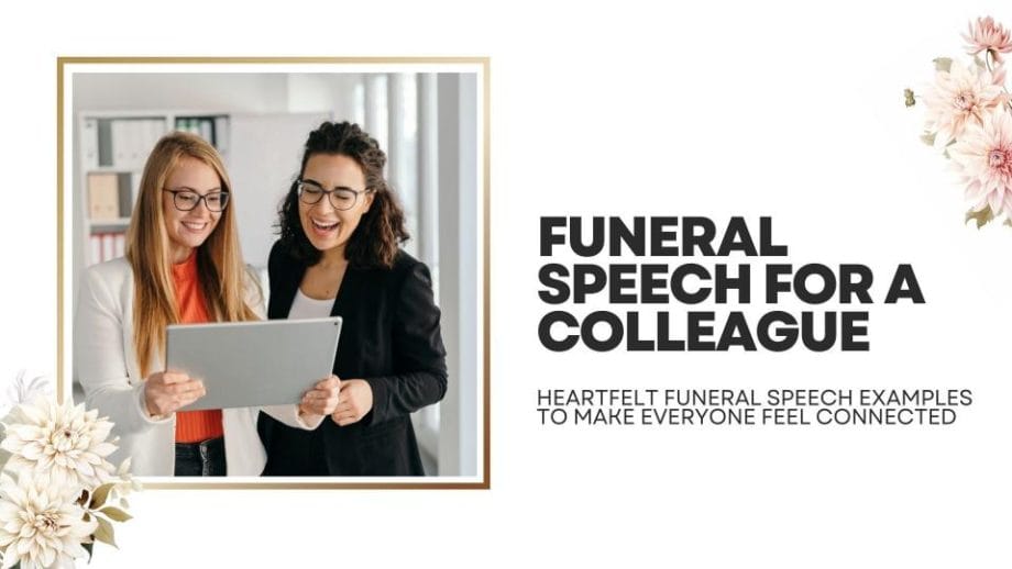 10+ Heartfelt Funeral Speech Examples to Make Everyone Feel Connected ...