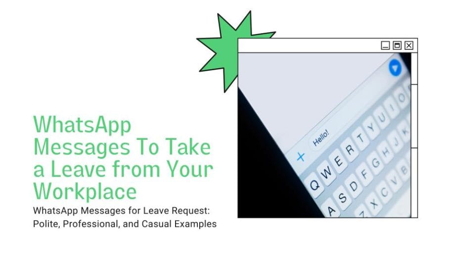 77+ WhatsApp Messages for Leave Request: Polite, Professional, and ...