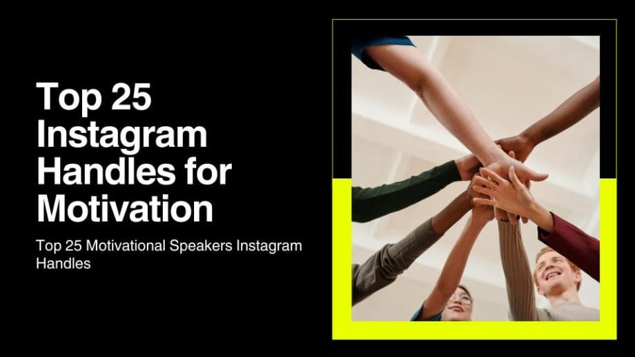 Top 25 Motivational Speakers Instagram — Trending Us