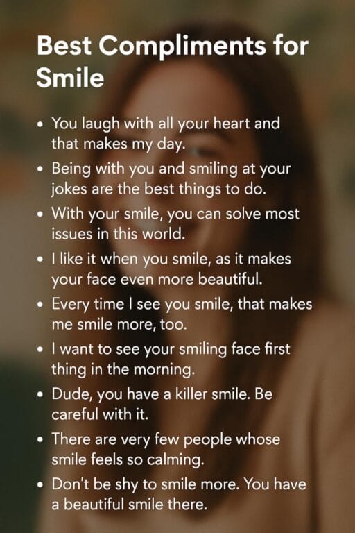 70+ Best Compliments for Smile [Beautiful List] — Trending Us