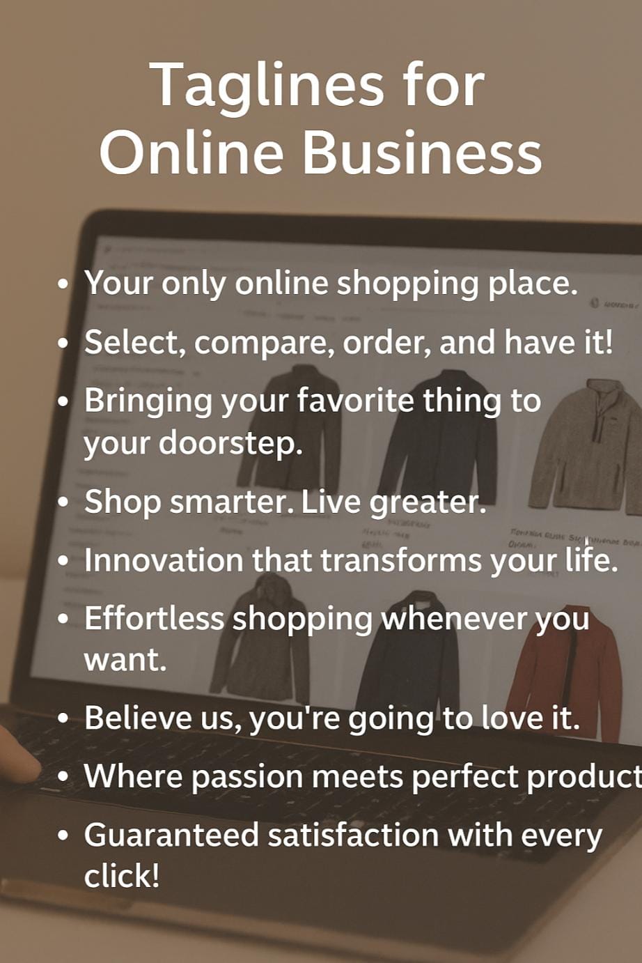 90+ Best Tagline Ideas for Online Business — Trending Us
