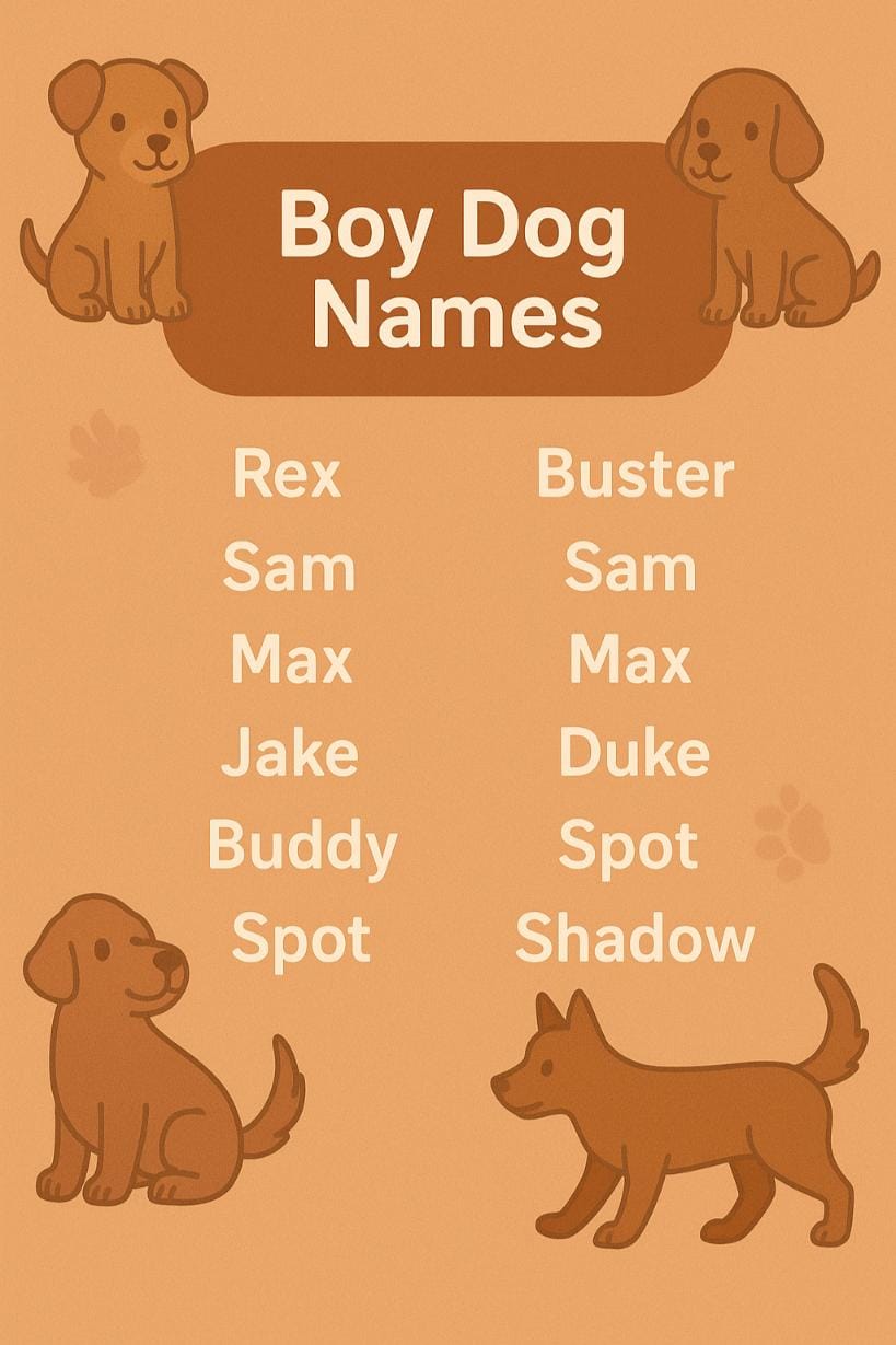 100+ Classic Boy Dog Names to Give Your Pup — Trending Us