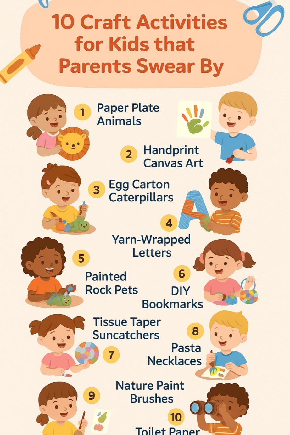 90+ Easy Craft Activities for Kids That Are So Fun to Complete ...