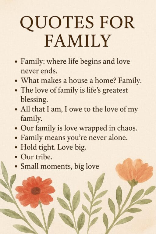 140+ Best Quotes for Family that Show You Feel Blessed — Trending Us