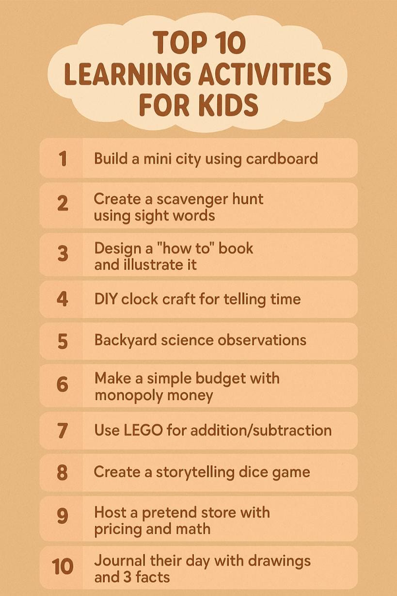 100+ Best Learning Activities for Kids That Actually Make Them Want to ...