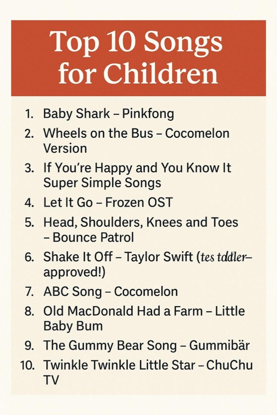 90+ Trending Songs for Children That Even Adults Secretly Love ...