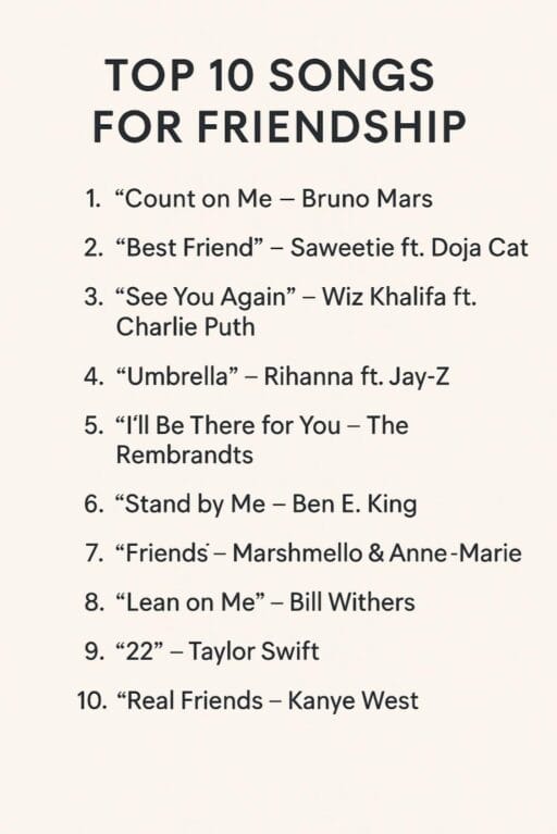 90+ Trending Songs for Friendship That'll Make Your Bestie Cry ...