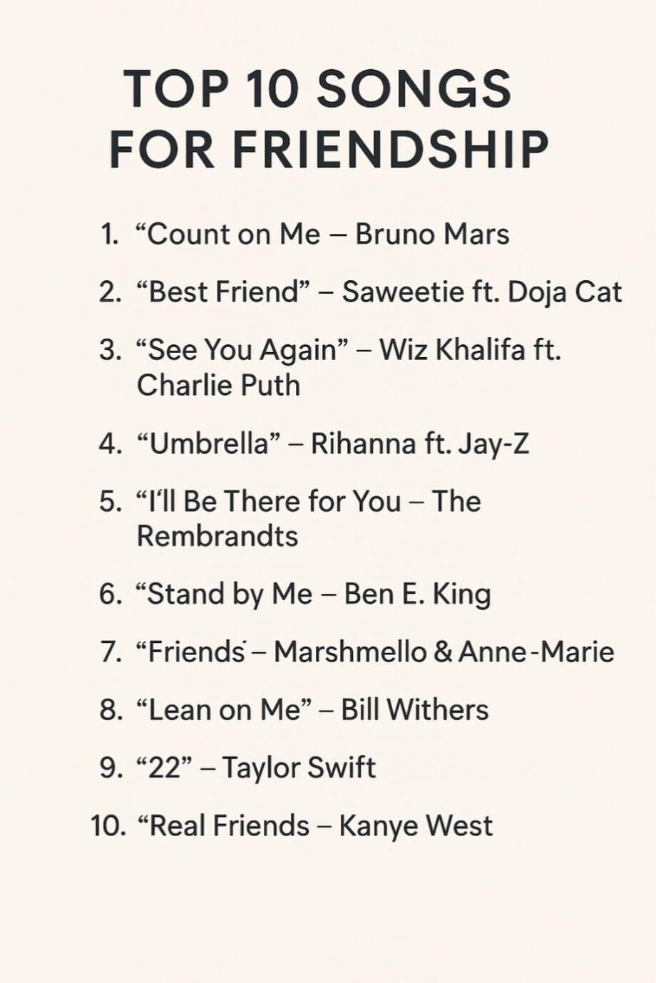 90+ Trending Songs for Friendship That'll Make Your Bestie Cry ...