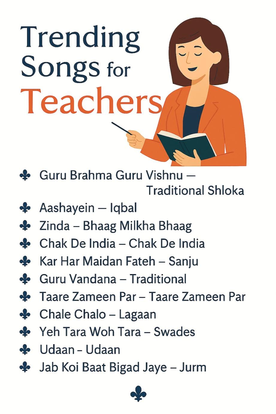 90+ Trending Songs for Teachers to Show Love and Respect — Trending Us