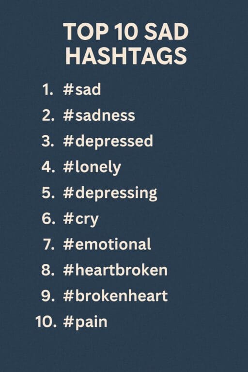 200+ Best Sad Hashtags for Instagram to Let It All Out — Trending Us
