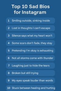 100+ Best Sad Bio for Instagram That Hits Hard Where It Hurts — Trending Us