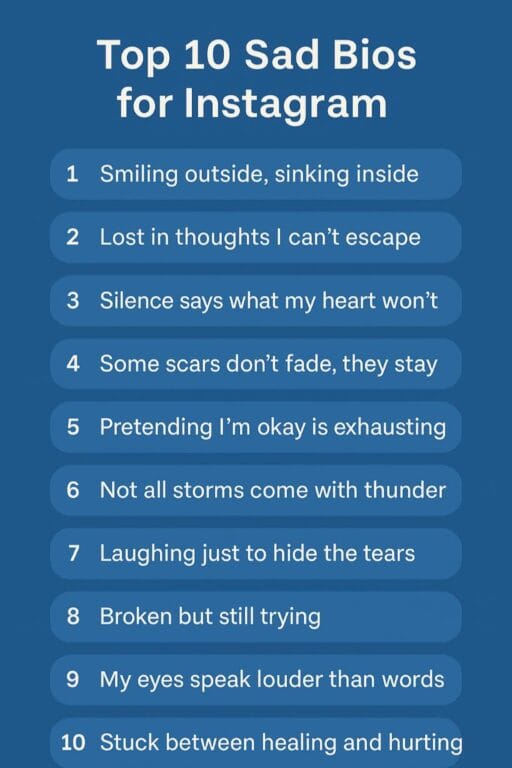 100+ Best Sad Bio for Instagram That Hits Hard Where It Hurts — Trending Us