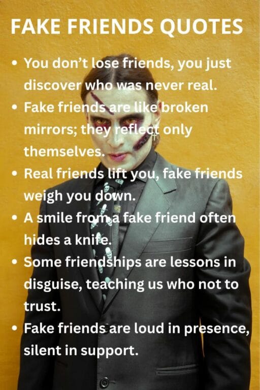 80+ Best Fake Friends Quotes That Reveal True Colours — Trending Us