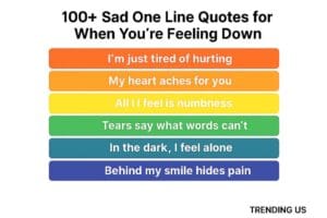 100+ Sad One Line Quotes When You're Feeling Down — Trending Us
