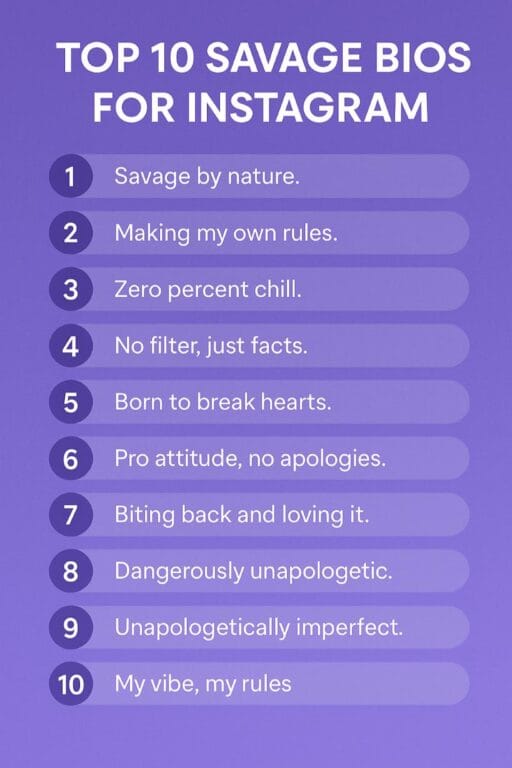 100+ Best Savage Bios for Instagram to Give a Shocker — Trending Us