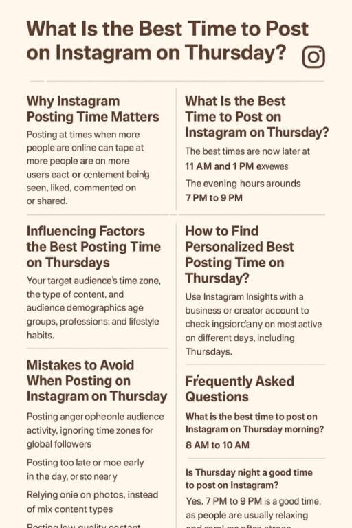 What Is the Best Time to Post on Instagram on Thursday? — Trending Us