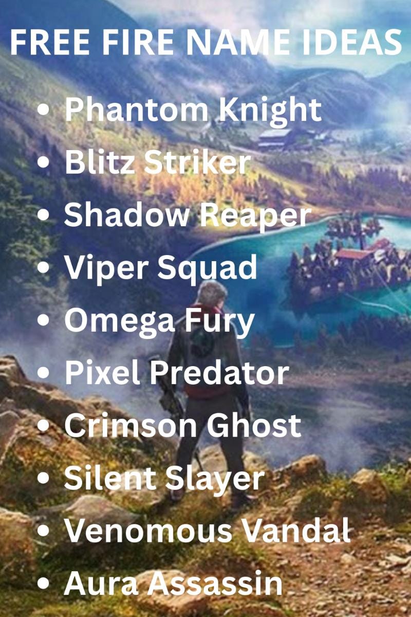 75+ Free Fire Name Ideas to Reflect Your Personality — Trending Us