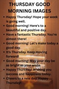 20+ Best Thursday Good Morning Images to Send — Trending Us