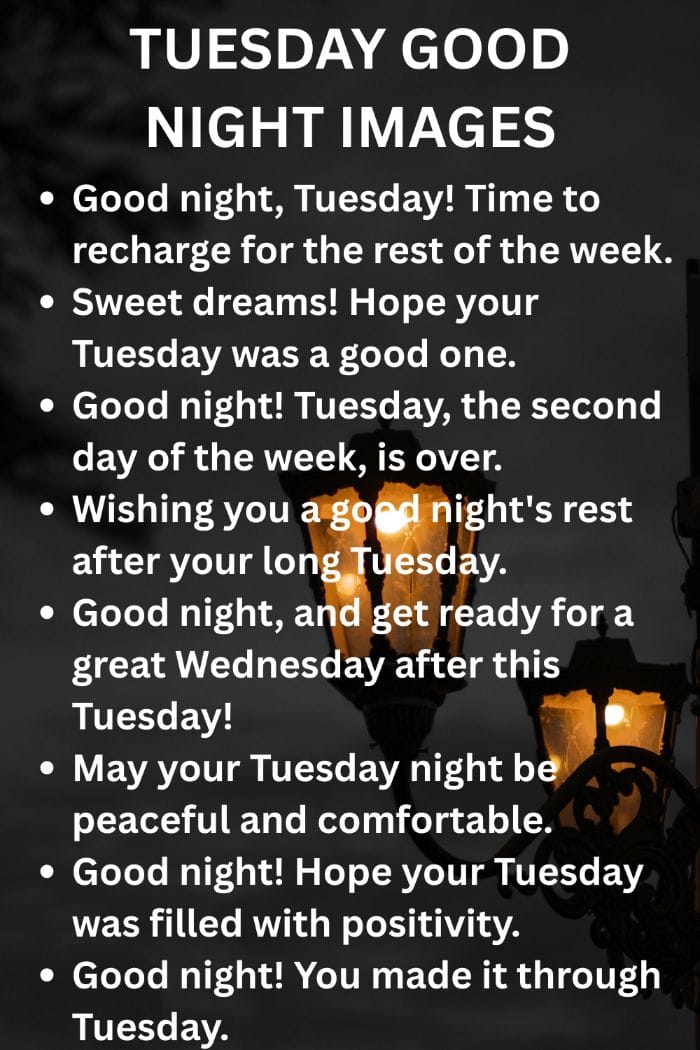 20+ Tuesday Good Night Images to Forward — Trending Us
