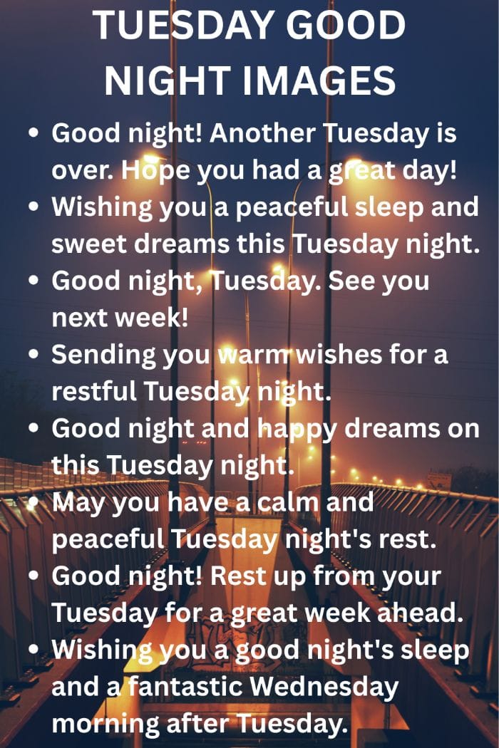 20+ Tuesday Good Night Images to Forward — Trending Us