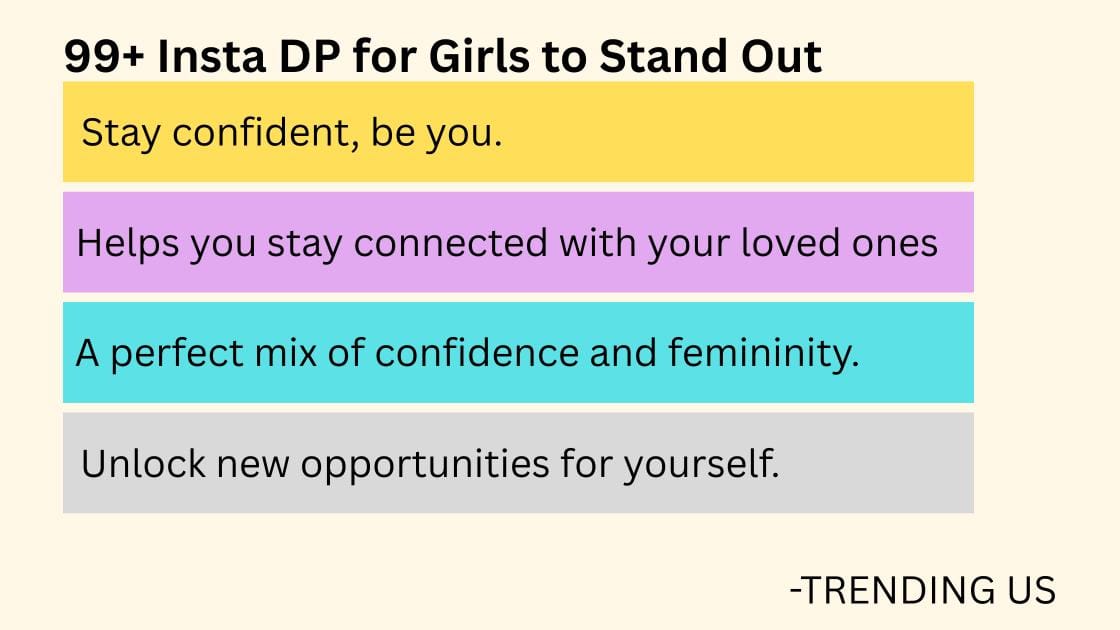99+ Insta DP for Girls to Stand Out — Trending Us