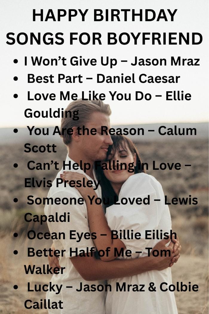 80+ Happy Birthday Songs for Boyfriend (Best Picks) — Trending Us