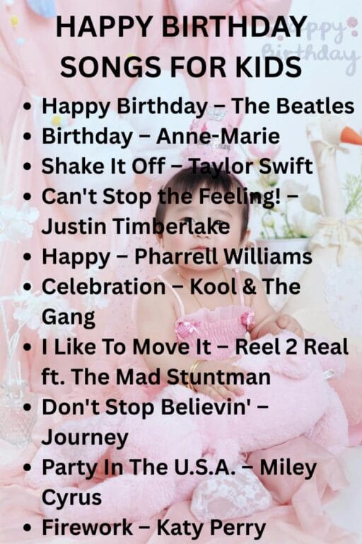 80+ Top Happy Birthday Songs for Kids — Trending Us