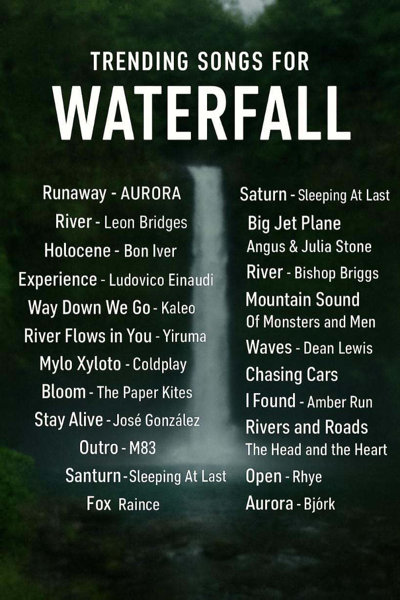 75+ Trending Songs for Waterfall Videos on Social Media — Trending Us