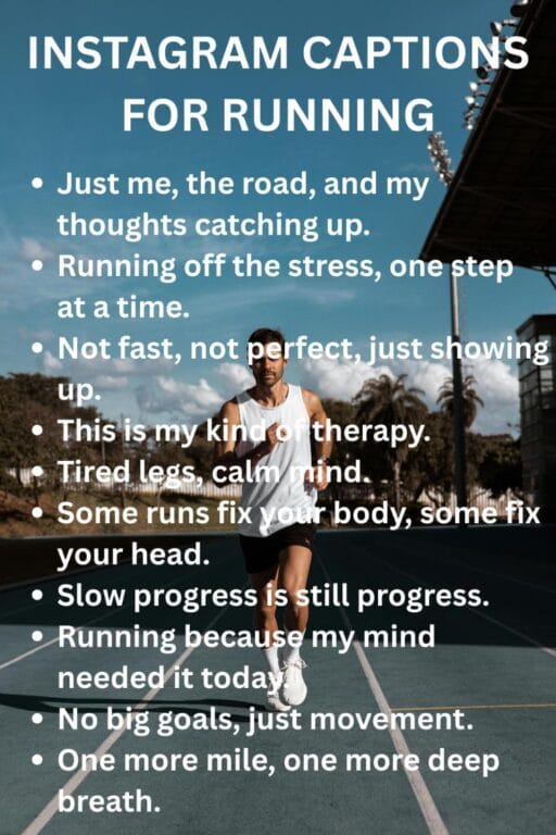 70+ Instagram Captions for Running (Best Running Quotes) — Trending Us