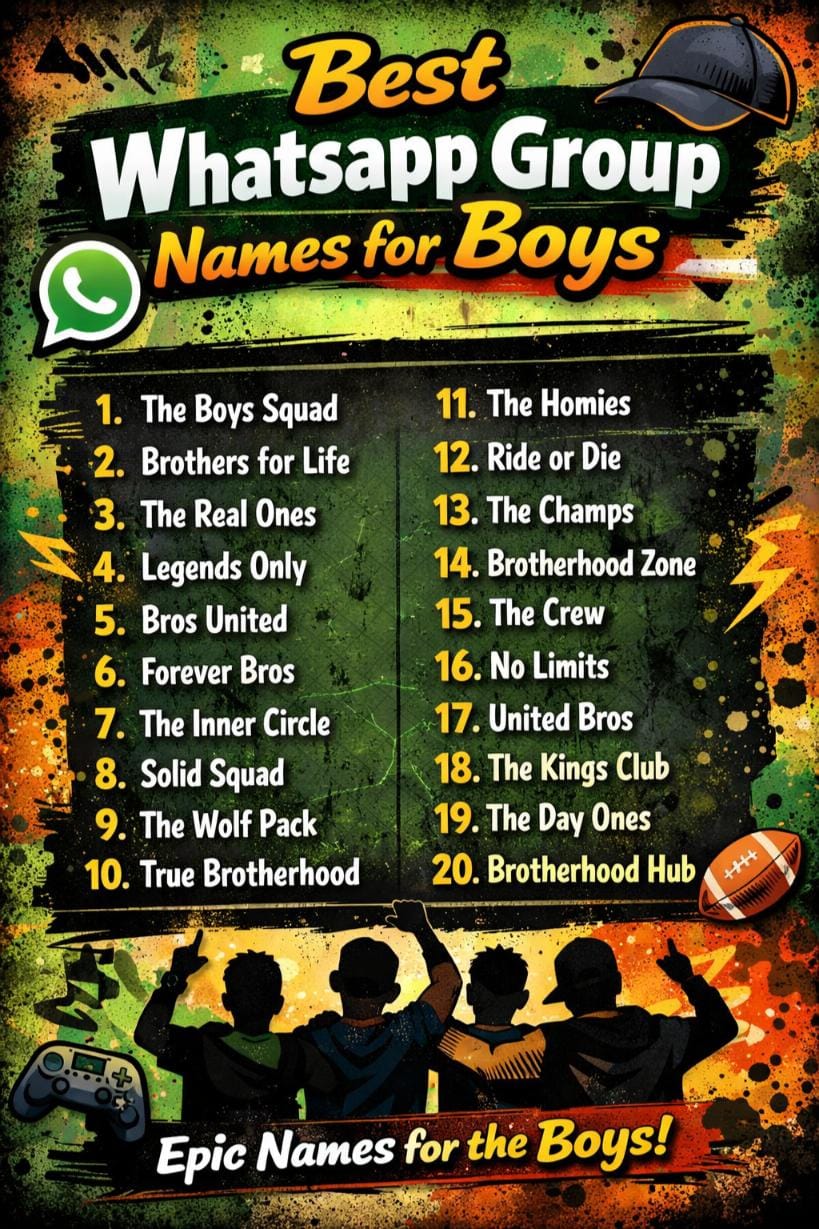 90+ Trending WhatsApp Group Names for Boys — Trending Us