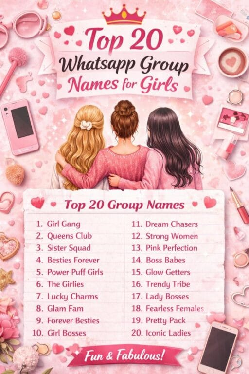 100+ Trending WhatsApp Group Names for Girls — Trending Us