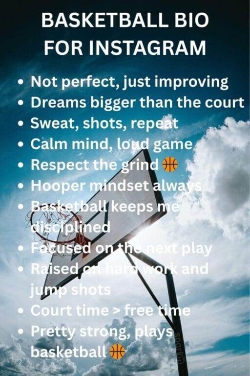 50+ Basketball Bios for Instagram for Passionate Fans — Trending Us