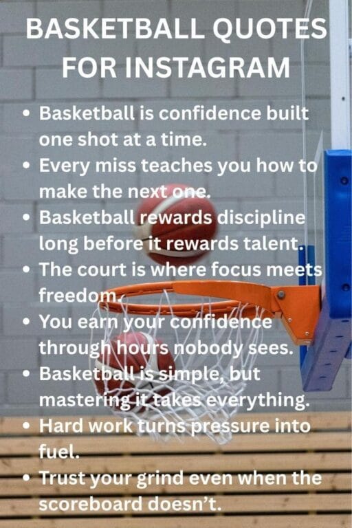 50+ Basketball Quotes for Instagram (Confident & Motivational Quotes ...