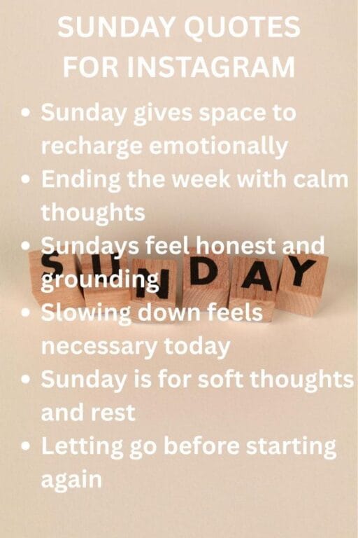 50+ Good Inspirational Sunday Quotes for Instagram — Trending Us